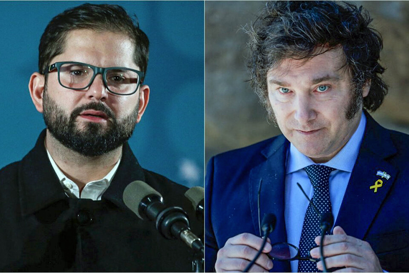 Javier Milei fue a Chile, pero Gabriel Boric decidió no recibirlo por ...